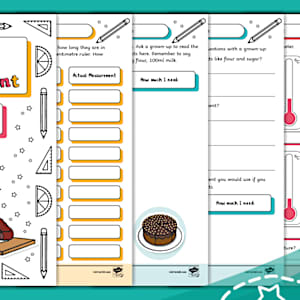Maths Measurement Activity Booklet (Ages 6 - 7)