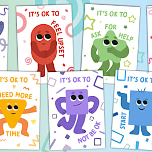 It's OK to... Poster Set | Twinkl Art Gallery