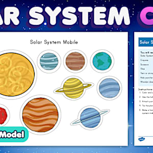 Solar System Craft Printable - Twinkl