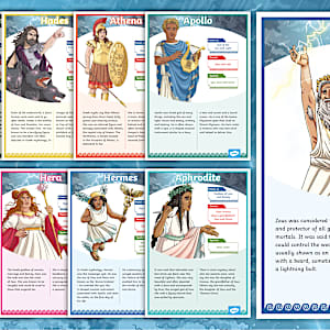 Ancient Greek Gods and Goddesses Posters KS2 | Twinkl