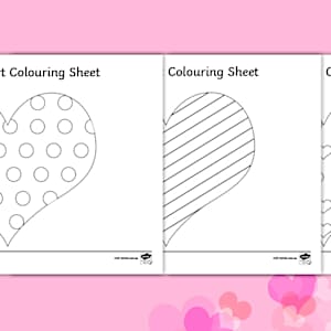 Valentine's Day Colouring | Twinkl Resources