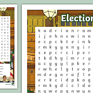 Election Word Search - Twinkl - KS2 - PSHE - RSHE - Election