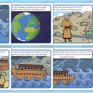 Noah's Ark Sequencing Cards | Bible Stories | Twinkl USA