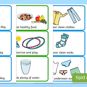 Good Grooming Flashcards | Kinder | Twinkl