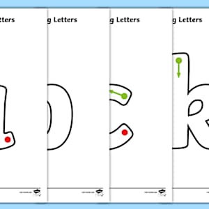 Large Dotted Alphabets A to Z | Free Primary Resource