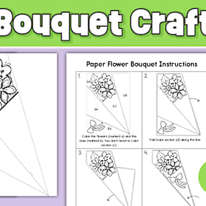 Flower Bouquet | Mother's Day Crafts