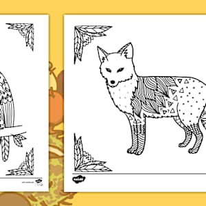 Printable Fall Animal Coloring Pages for Kids | Twinkl USA