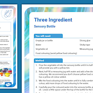 Three Ingredient Sensory Bottle | Sensory Play | Twinkl