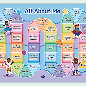 All About Me Board Game | Twinkl | EYFS