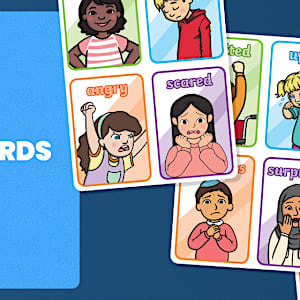 Printable Feelings Faces Cards - Emotions - Twinkl
