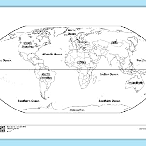 Map Continents | Colouring Sheets | Teacher-Made Resource
