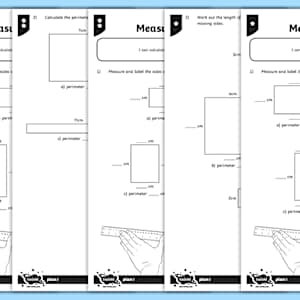 Measuring Perimeter Worksheets | Centimetres | Easy Download