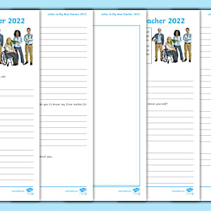 Letter to My New Teacher 2022