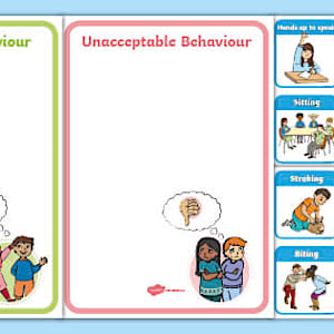 * NEW * Acceptable and Unacceptable Behaviour Sorting Activity
