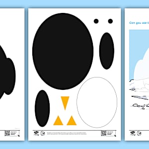Penguin Shape Activity | Cutting Skills | Twinkl