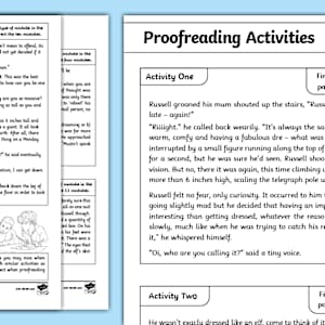 Proofreading Worksheets (PDF) | Primary Resources