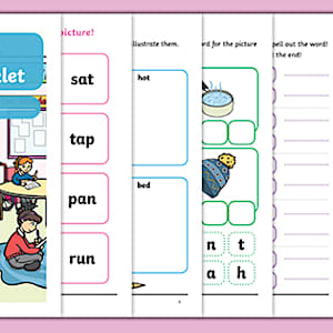 CVC Activities Booklet – CVC Wprds – Phonics Resource