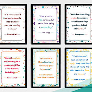 SEND Inspirational Quotes Posters Pack | Twinkl Art Gallery