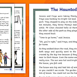 Halloween Haunted House Story PDF | Halloween Resources