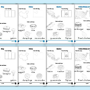 Editable Food Around the World Activity Booklet - Twinkl