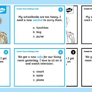 Context Clues Task Cards for 3rd-5th Grade (teacher made)