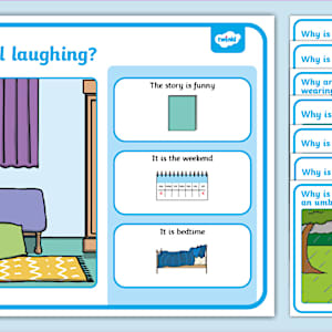 Why/because Activities - Inclusive Resources (teacher made)