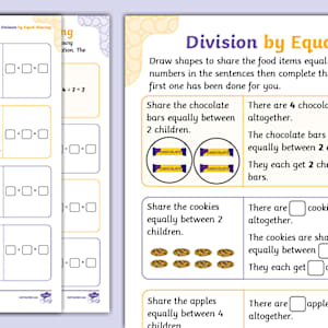 Division by Equal Sharing - Twinkl - KS1