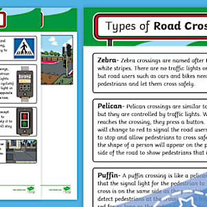 Types of Road Crossings in the UK | Road Safety for Kids
