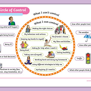 My Circle of Control Poster