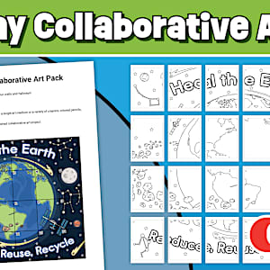 Earth Day Collaborative Art Pack