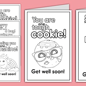 Get Well Soon Coloring Card | 4th Grade Resource | Twinkl US