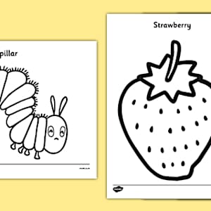 Coloring Pages The Very Hungry Caterpillar