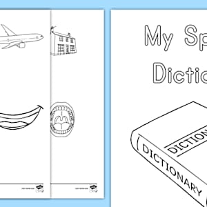 My Spanish Dictionary Activity Booklet | Twinkl USA - Twinkl