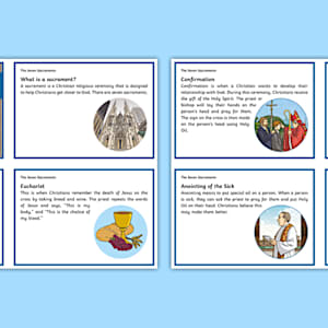 The Seven Sacraments Cards