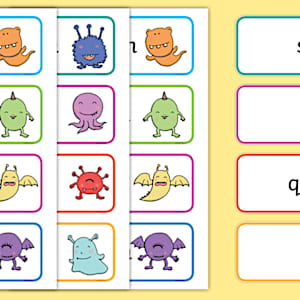KS1 Alien Word Cards