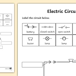 Electric Circuits Worksheets With Answers PDF - Twinkl