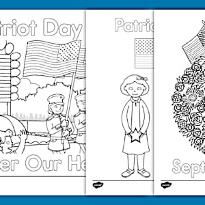 Printable Patriot Day Coloring Pages for Kids | Twinkl USA