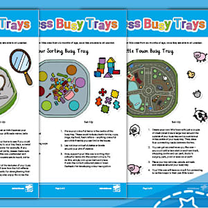 No-Mess Busy Trays | Play Trays for Toddlers | EYFS