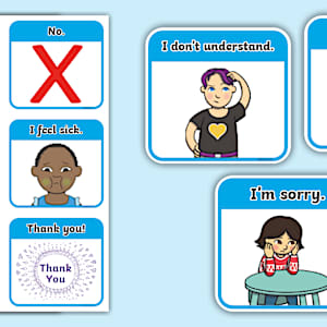 Selective Mutism Communication Cards | Twinkl USA