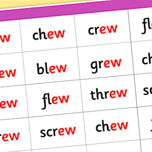 Words With ‘ew’ Sounds - Teacher-made Phonics Resource