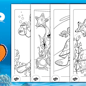 Finding Nemo: Colouring Sheets