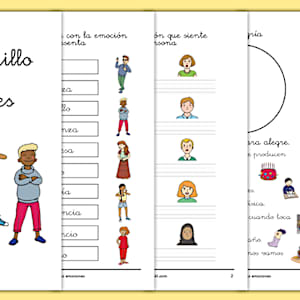Cuaderno de las emociones para imprimir
