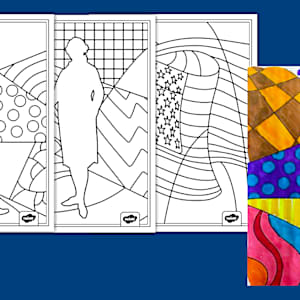 Pop Art Presidents Day Art Worksheet for Kids | Twinkl USA