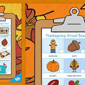 Digital Thanksgiving Scavenger Hunt | Holidays & Events