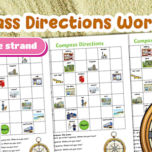 Compass Directions Worksheet - Primary Resources