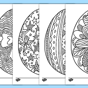 Easter Egg Mindfulness Coloring | Fourth Grade | Twinkl USA