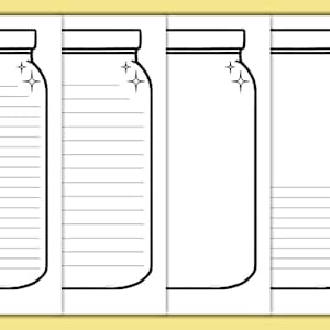 Dream Jar Template - Primary Resource