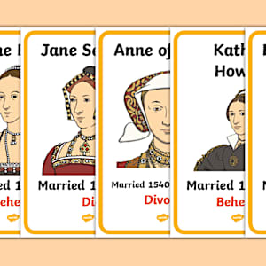 Henry VIII's Wives | A4 Posters
