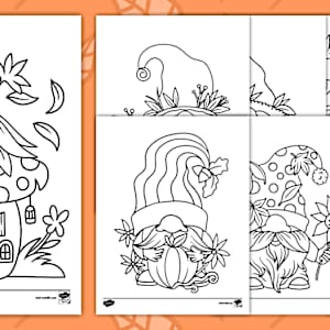 Fall Gnome Activity | Coloring Sheets | Twinkl USA