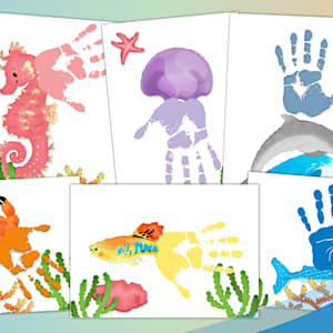 Under the Sea Handprint Activity Posters Pack